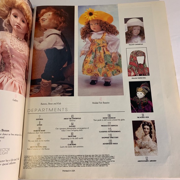 doll collector magazine | Art | Vintage Contemporary Doll Collector ...